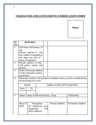 Antecedent verification”a must” for all the outsourced staff by Dr ...