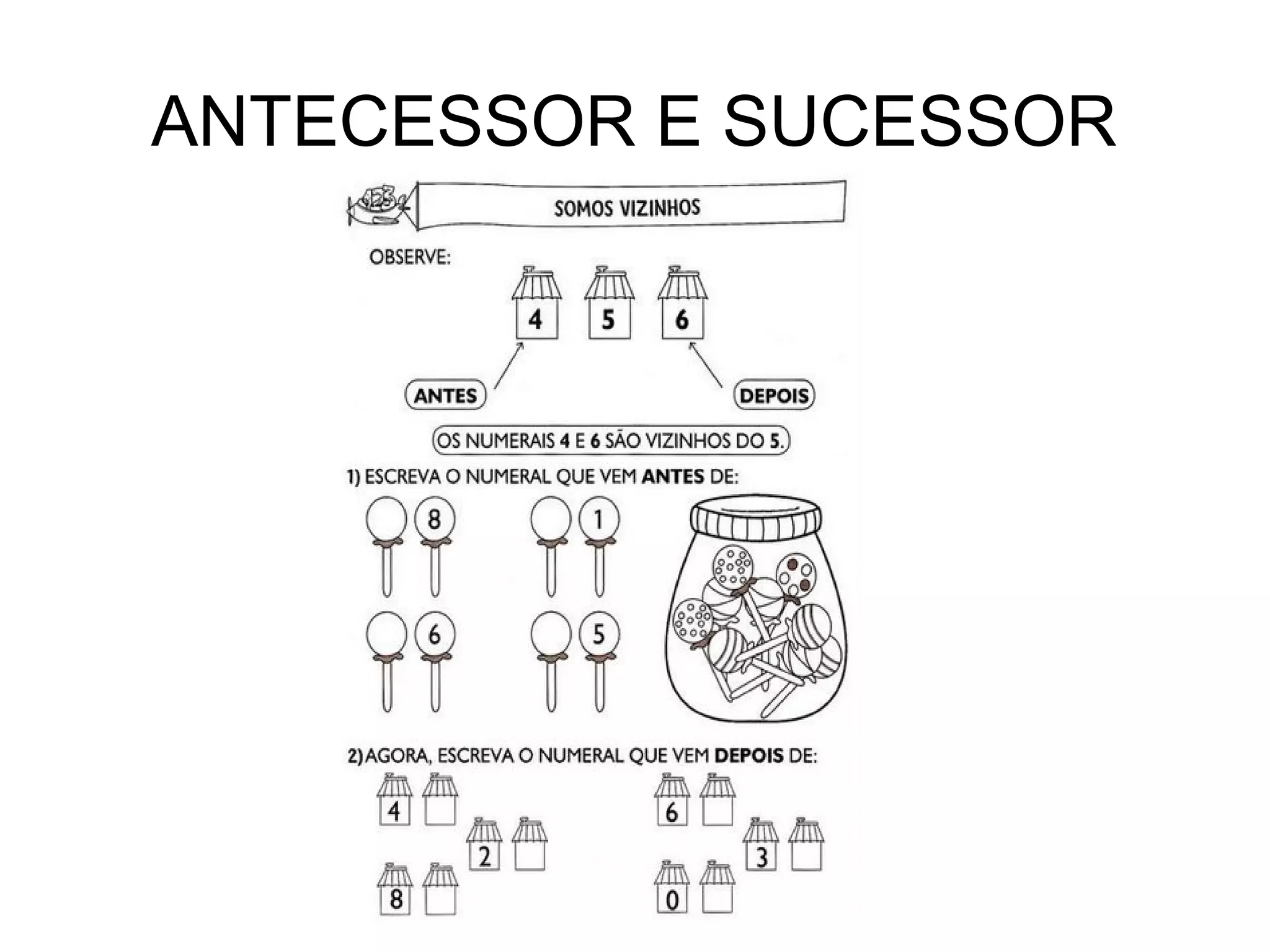 Antecessor e sucessor. | ODP