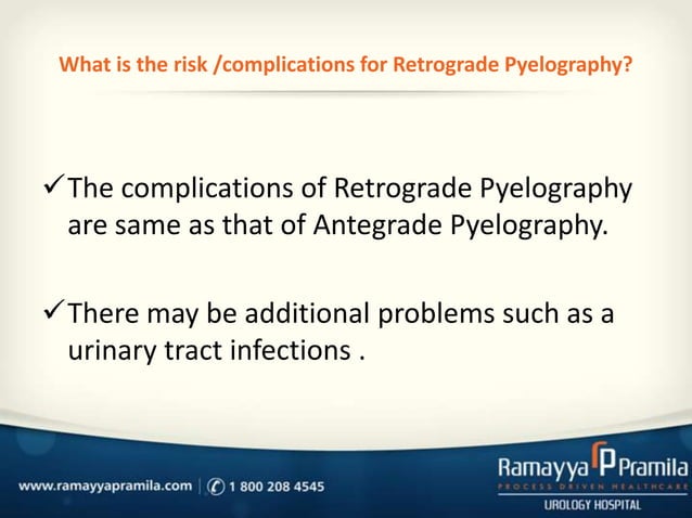 Antegrade and retrograde pyelography | PPTX | Medical Tests | Medical ...