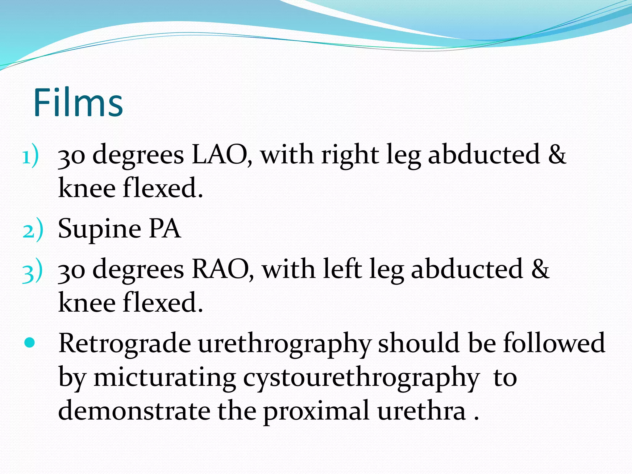 Antegrade & retrograde urethrogram | PPTX | Medical Tests | Medical Health