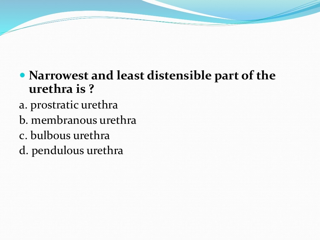 Antegrade & retrograde urethrogram