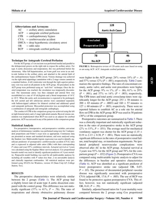 Antegrage cerebral perfusion | PDF