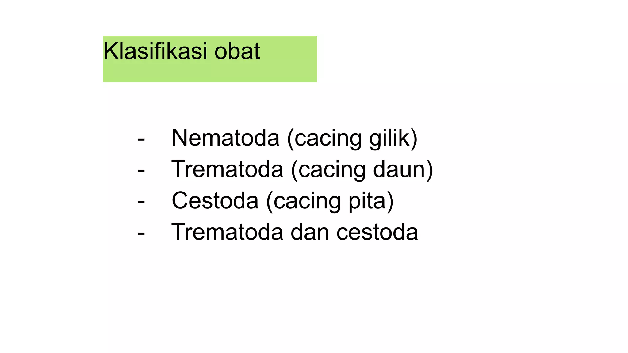 Antelmintik & antiplasmodium 260218 | PPTX