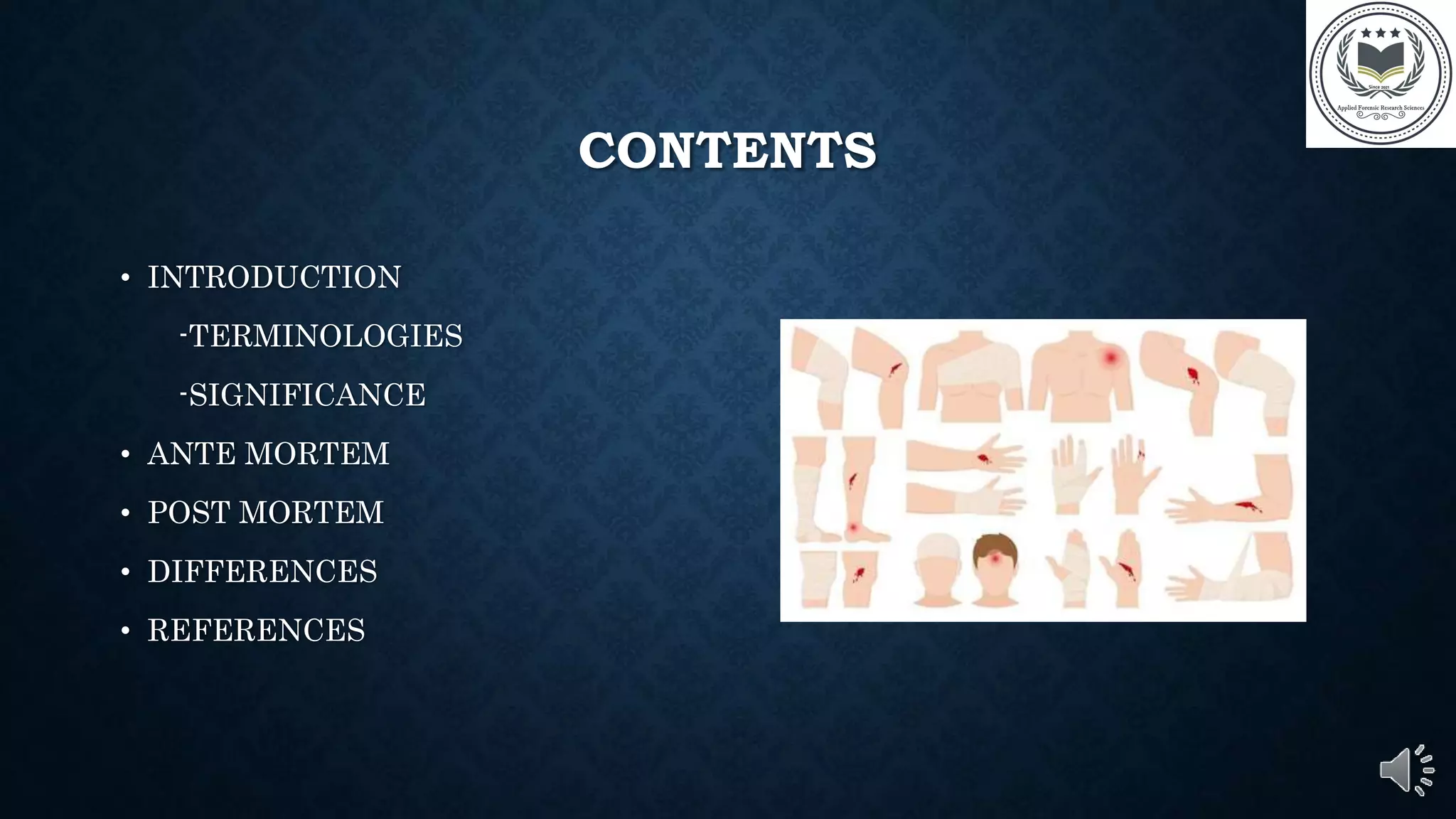 Antemortem and Postmortem Wounds.pptx