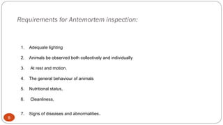Antemortem Examination P#10.pptdddddddfre | PPT