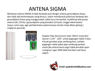 Sejarah Radio Komunikasi dan Antena 11meter | PPTX