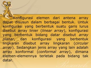 Antena array | PPTX