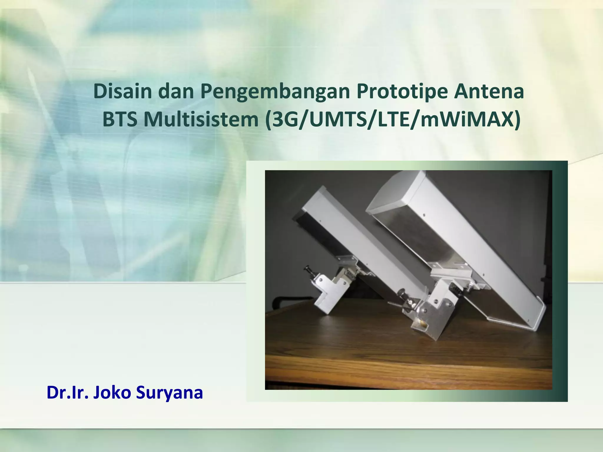 Antena bts multisistem lokal | PDF