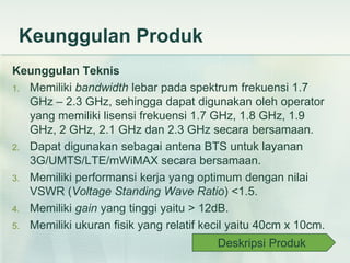 Antena bts multisistem lokal | PDF