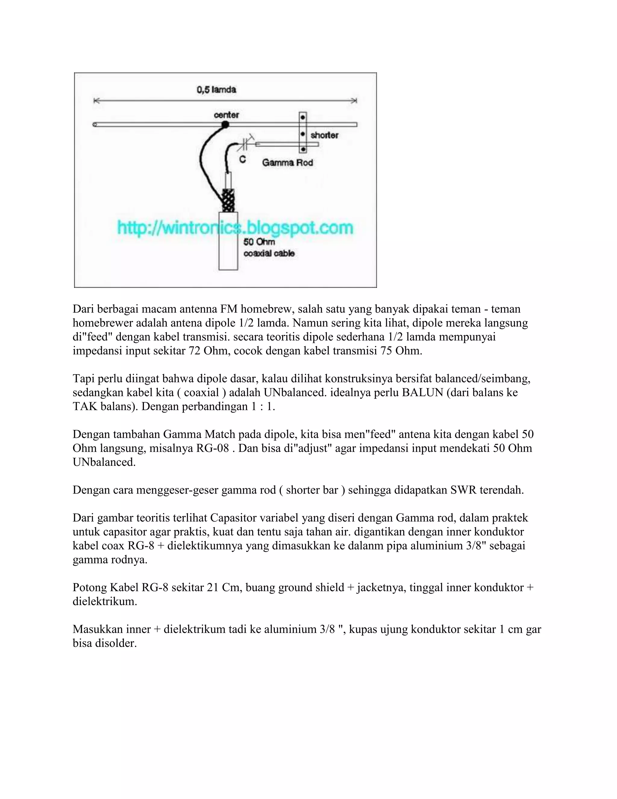 Antena dipole | DOCX