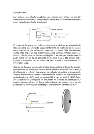 Antena reflector parabolico | DOCX