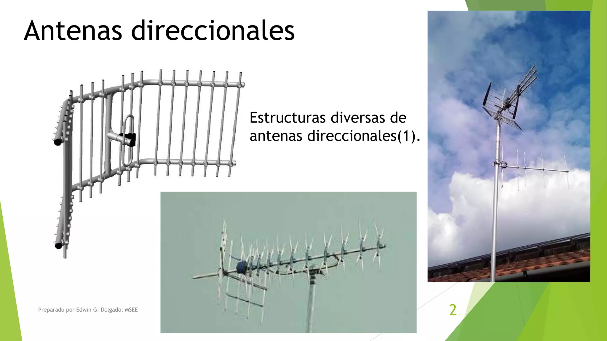 Elementos de Antenas Direccionales | PPTX | Science