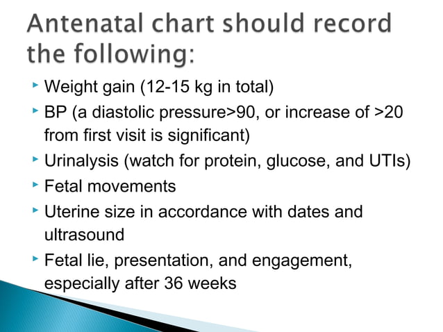 Antenatal assessment | PPT | Pregnancy | Reproductive Health