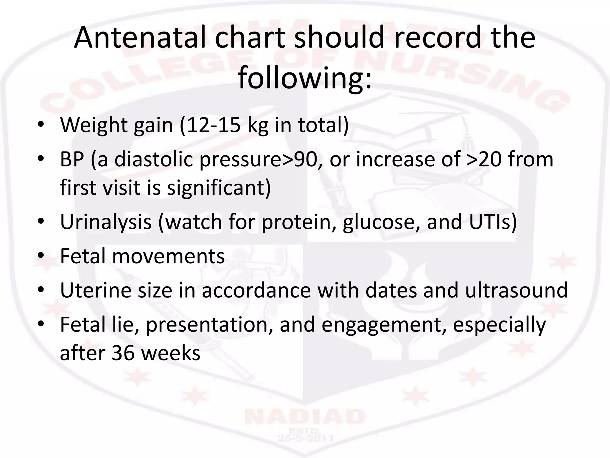 Antenatal Health Assessment | PPSX