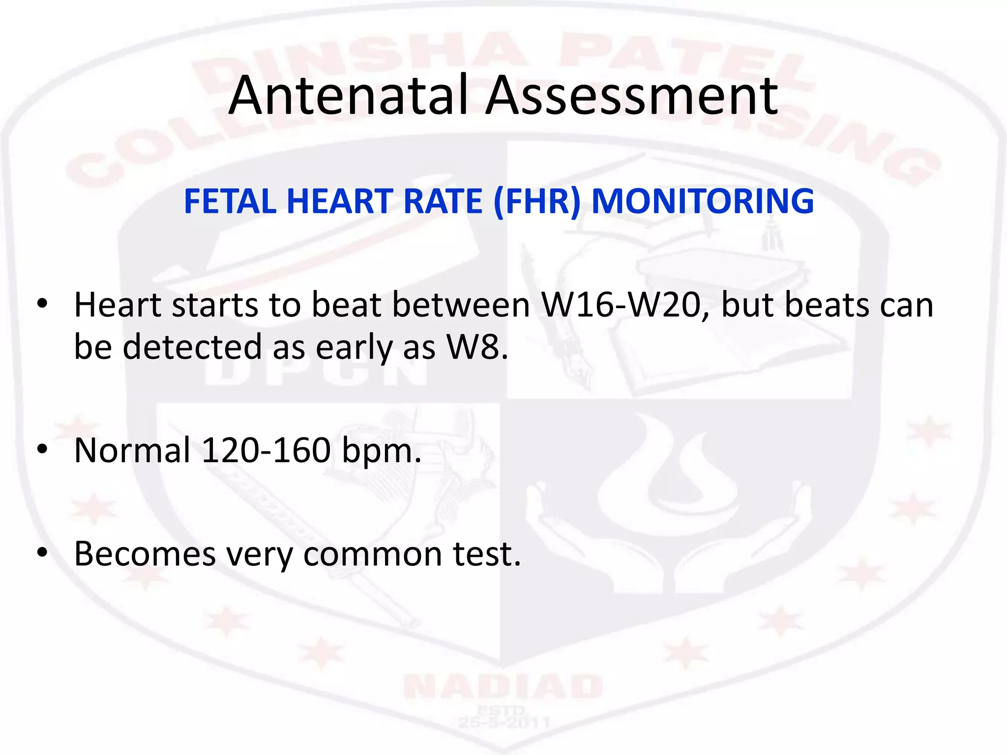 Antenatal assessment | PPSX
