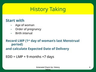 Antenatal history taking how to do it!.ppt