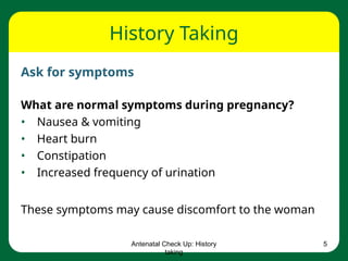 Antenatal history taking how to do it!.ppt