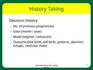 Antenatal history taking how to do it!.ppt