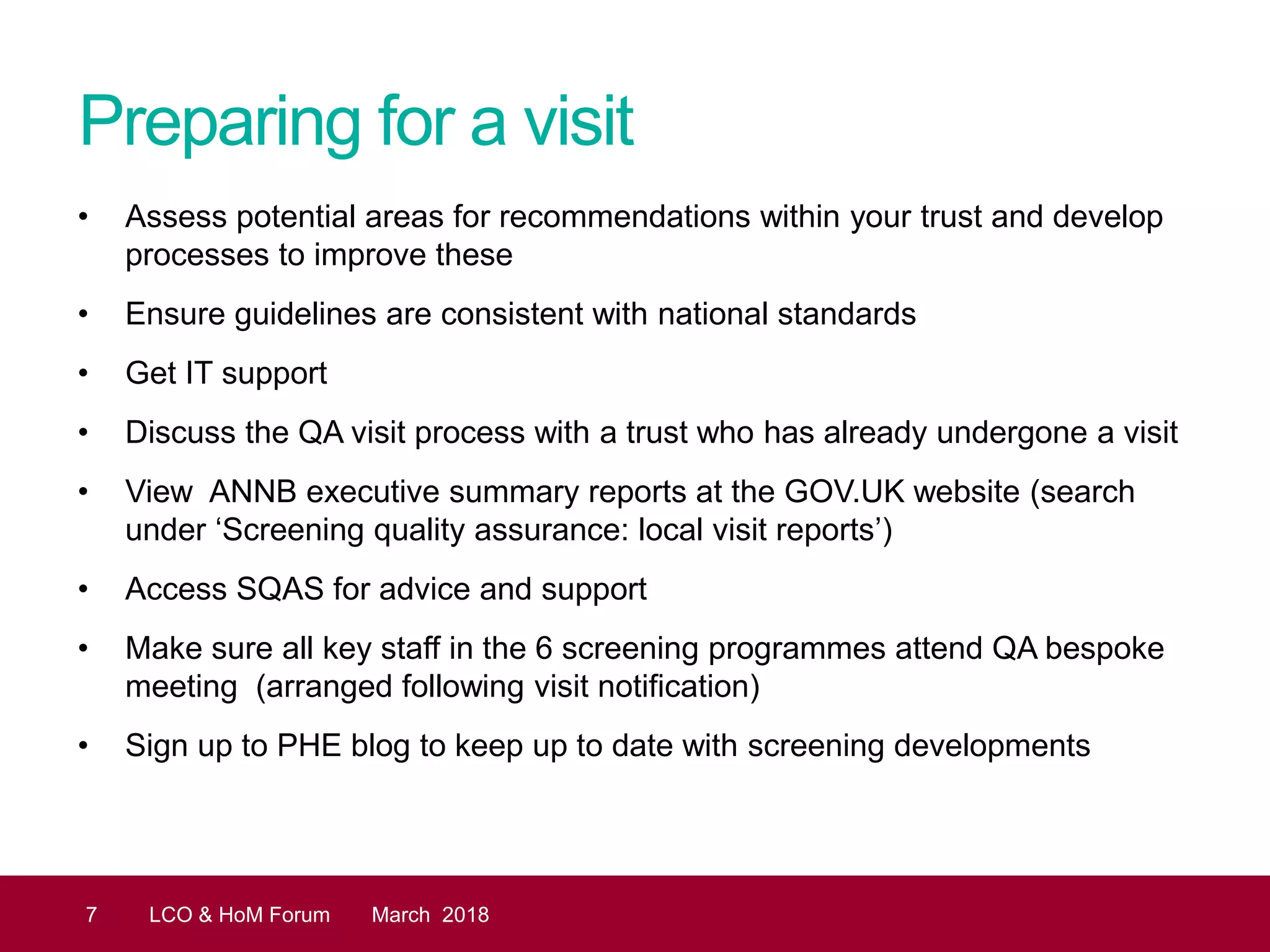 Antenatal and newborn quality assurance visits findings | PPT