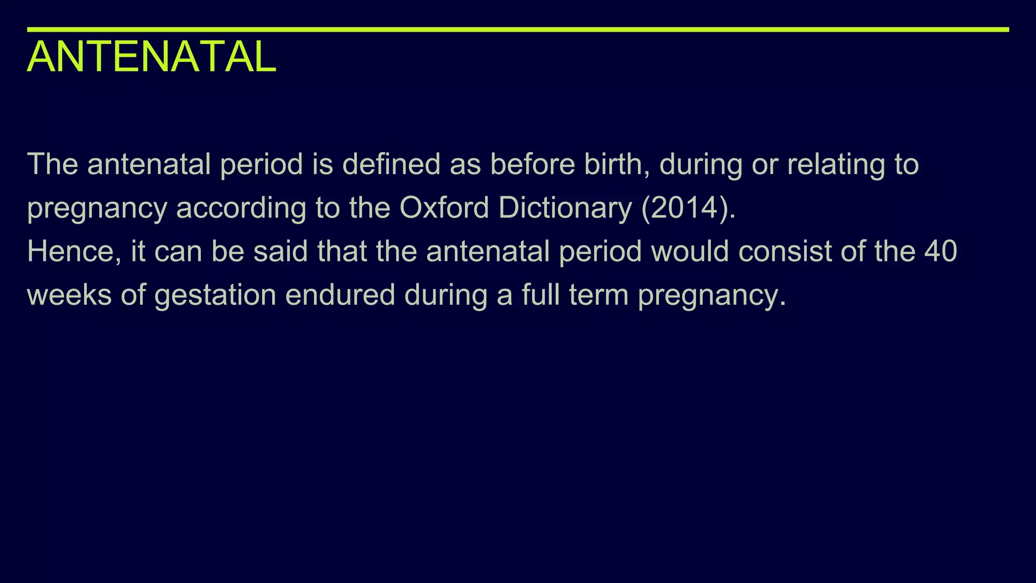 ANTENATAL AND POSTNATAL EXERCISES WITH EVIDENCE | PPTX