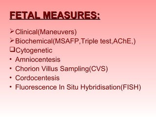 Antenatal assessment,fetal well being | PPT