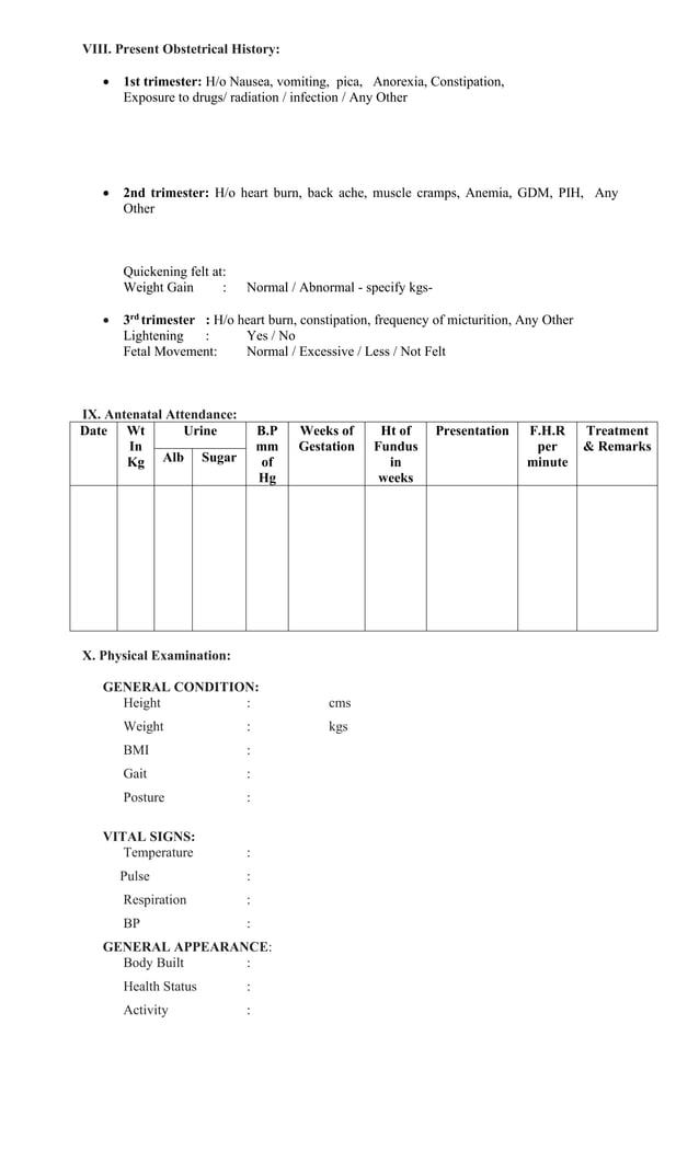 Antenatal assessment | PDF
