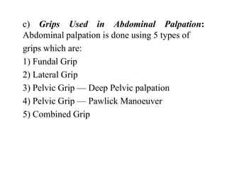 ANTENATAL ASSESSMENT format for history taking, physical examination | PDF