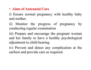 ANTENATAL ASSESSMENT format for history taking, physical examination | PDF