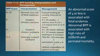 Antenatal assessment of fetal well being.pptx | Pregnancy ...