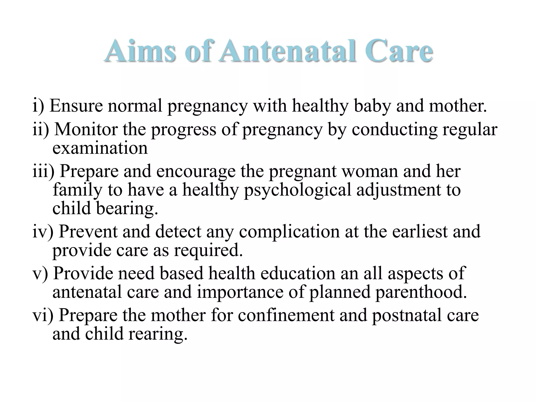 Antenatal assessments | PDF