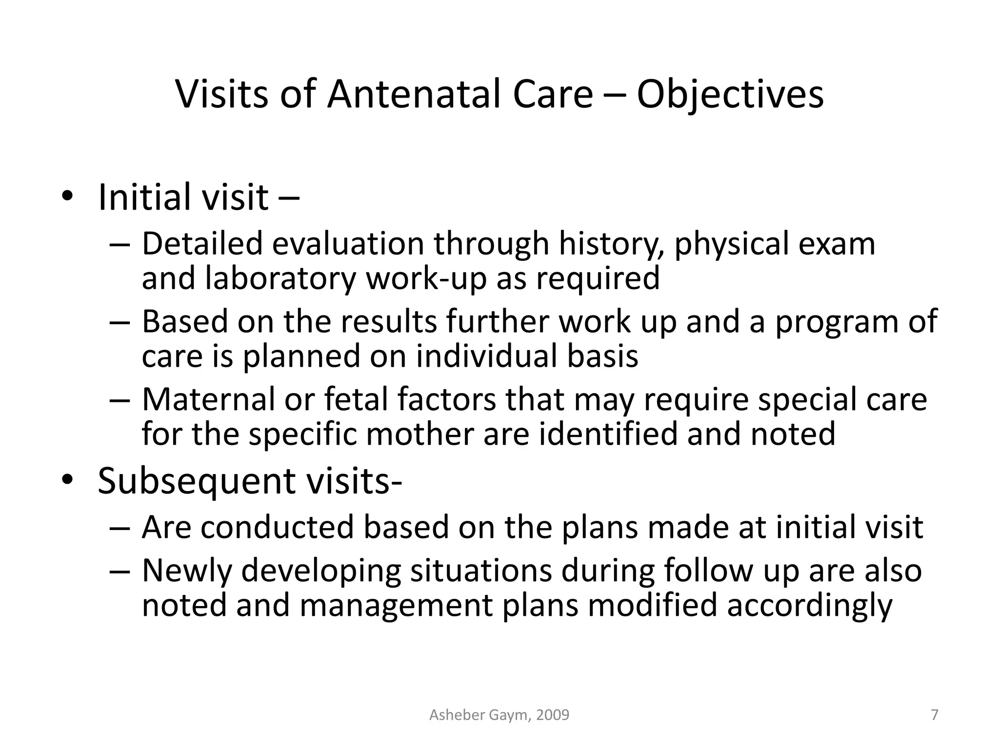 Antenatal care | PPTX