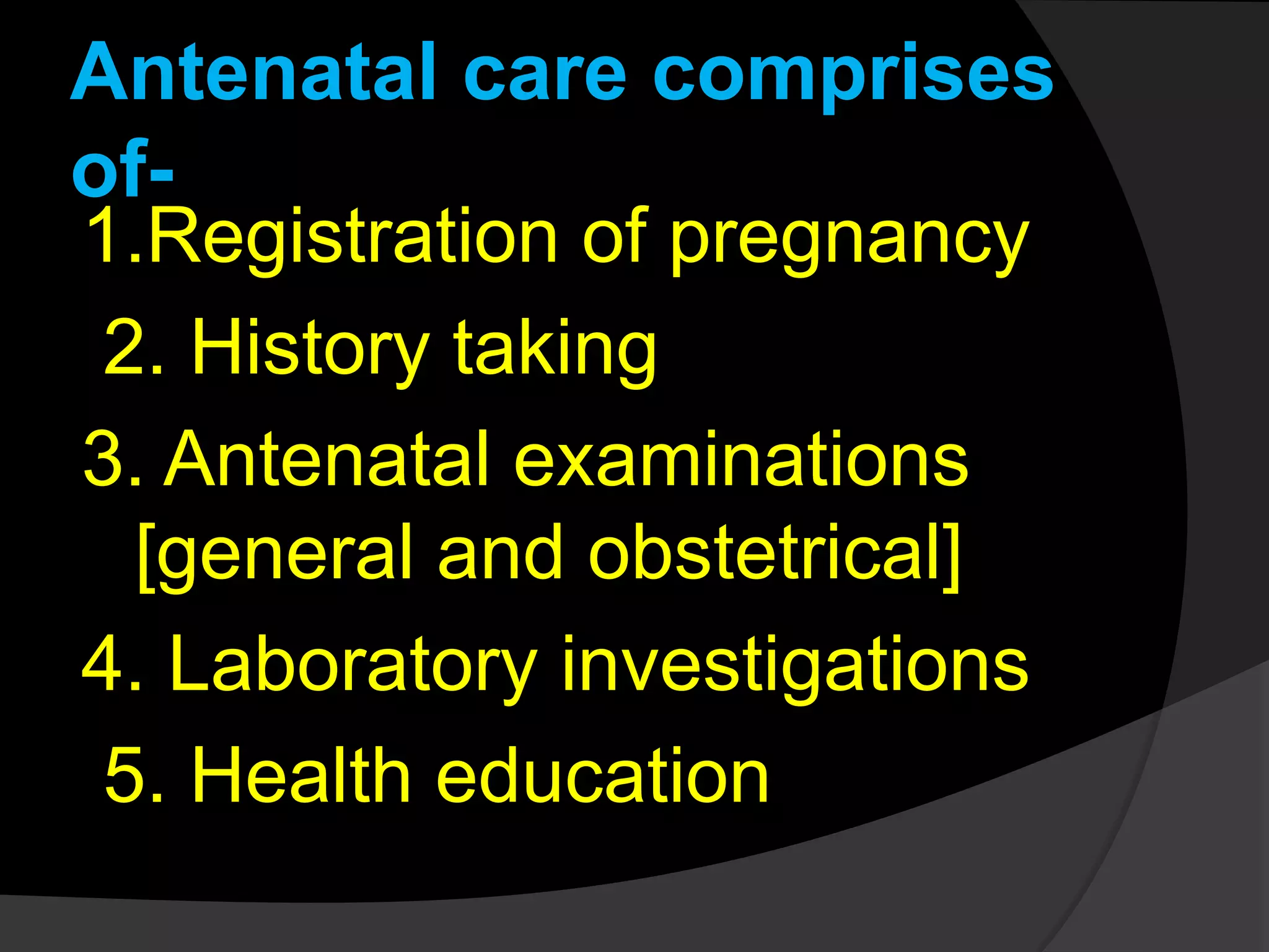 Antenatalcare 161230151017 | PDF