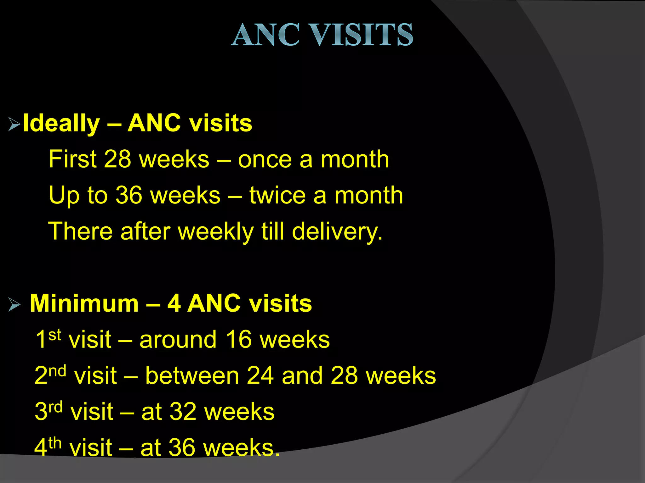 Antenatal care | PPTX