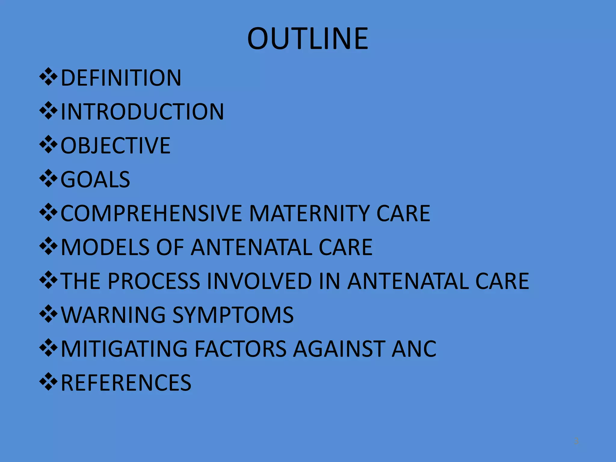 Routine Antenatal care part 2 | PPTX