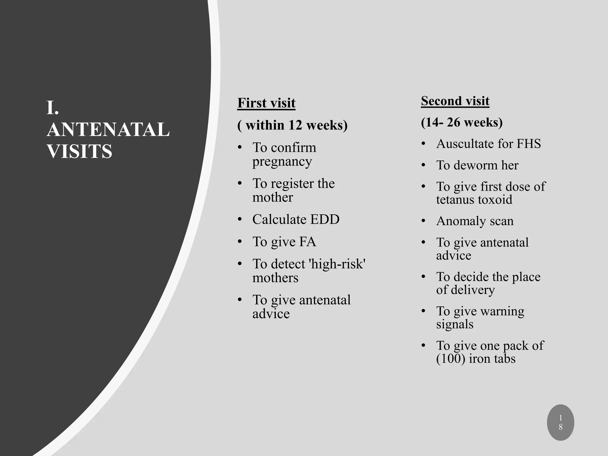 Antenatal care | PPTX