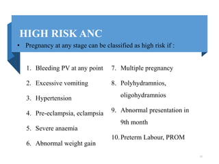 Antenatal care | PPTX