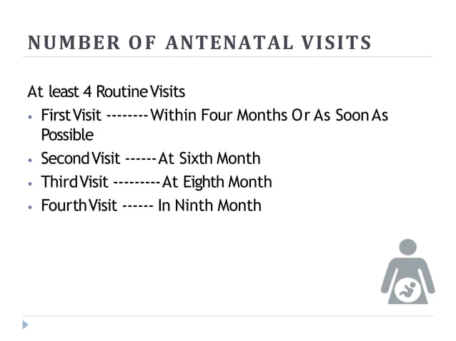 Antenatal Care explanation Mechanism, method | PPT