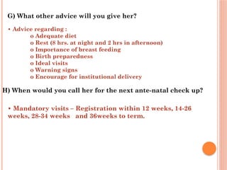 Antenatal care1.pptx regular check up and its importance | PPTX