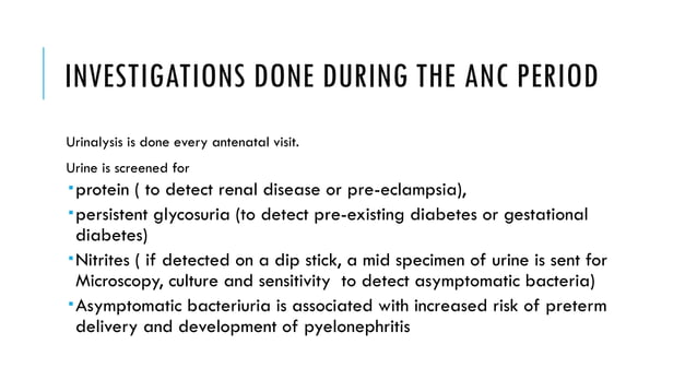 Antenatal care .powerpoint presentation. | PPTX