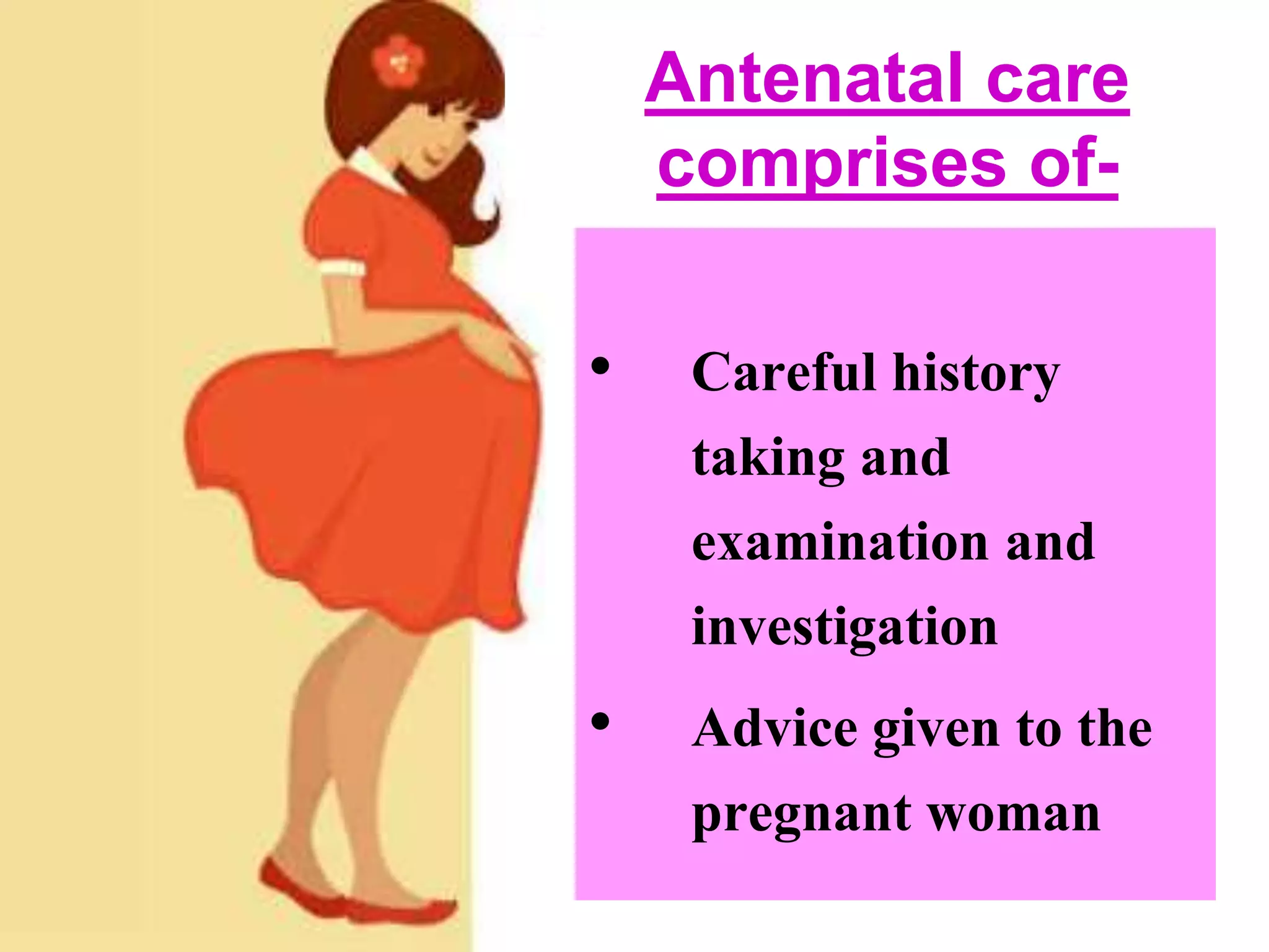 Antenatal care and examination | PPTX