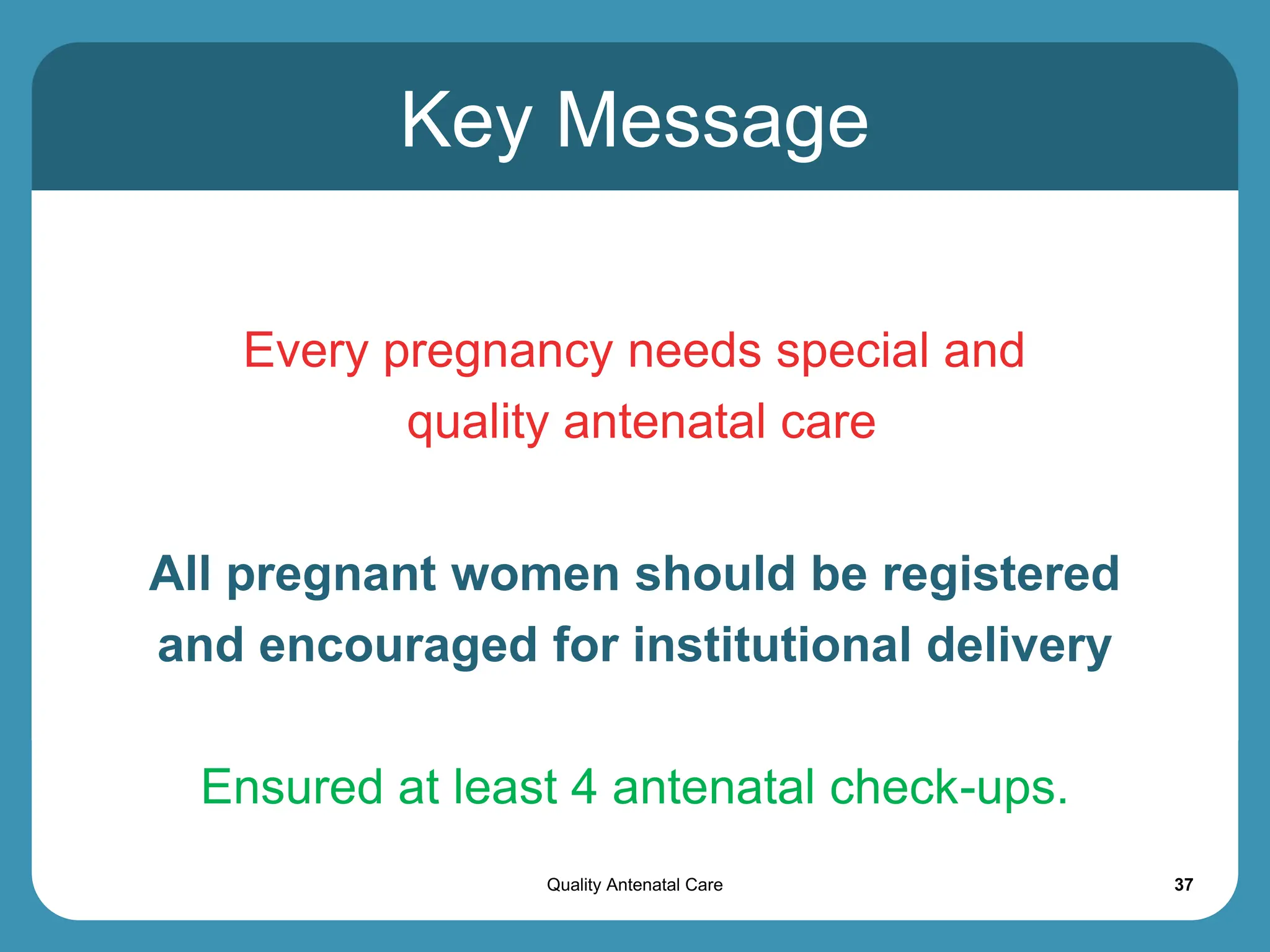 ANTENATAL CARE OF................... .ppt