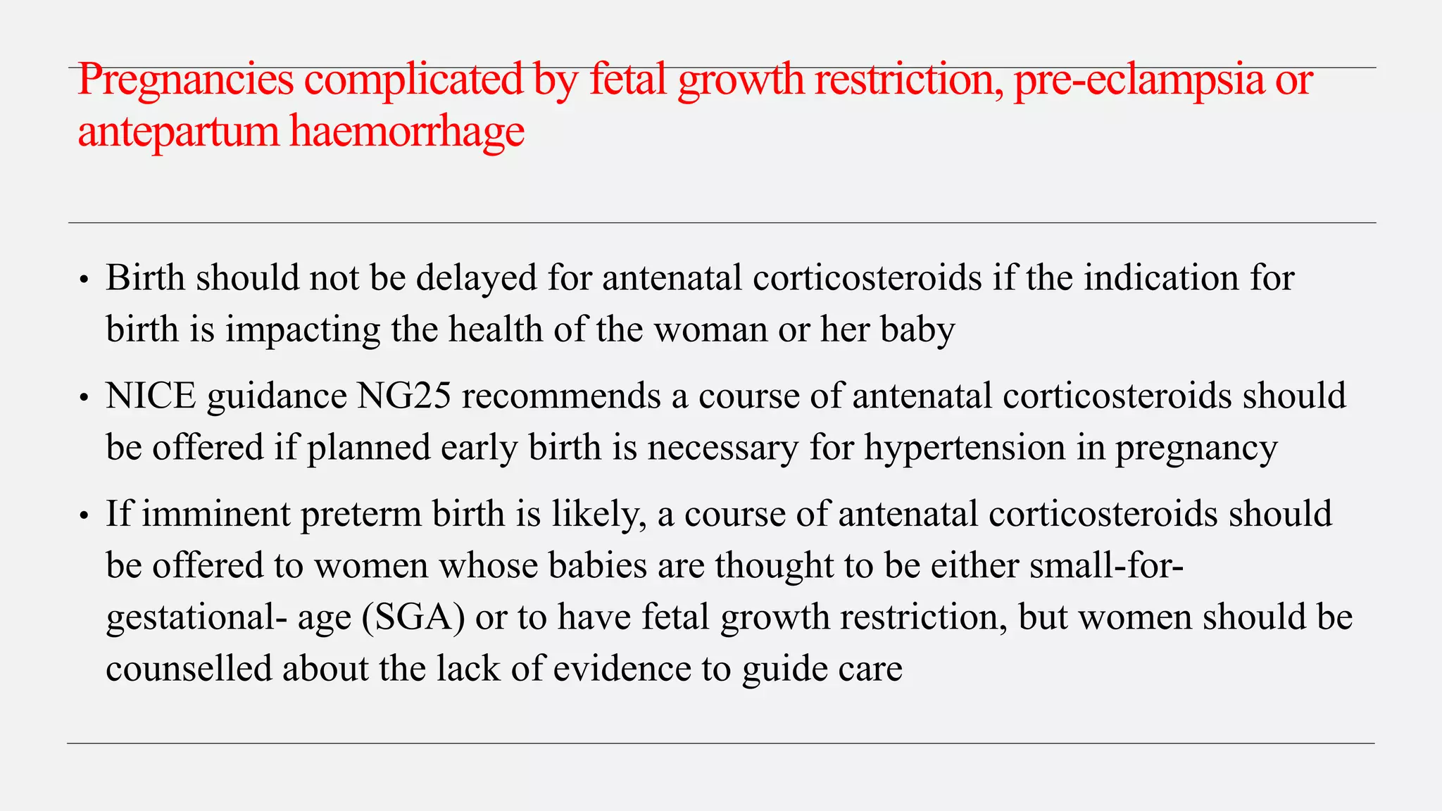 ANTENATAL CORTICOSTERIODS - RCOG GREENTOP GUIDELINE.pptx