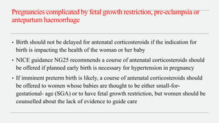 ANTENATAL CORTICOSTERIODS - RCOG GREENTOP GUIDELINE.pptx
