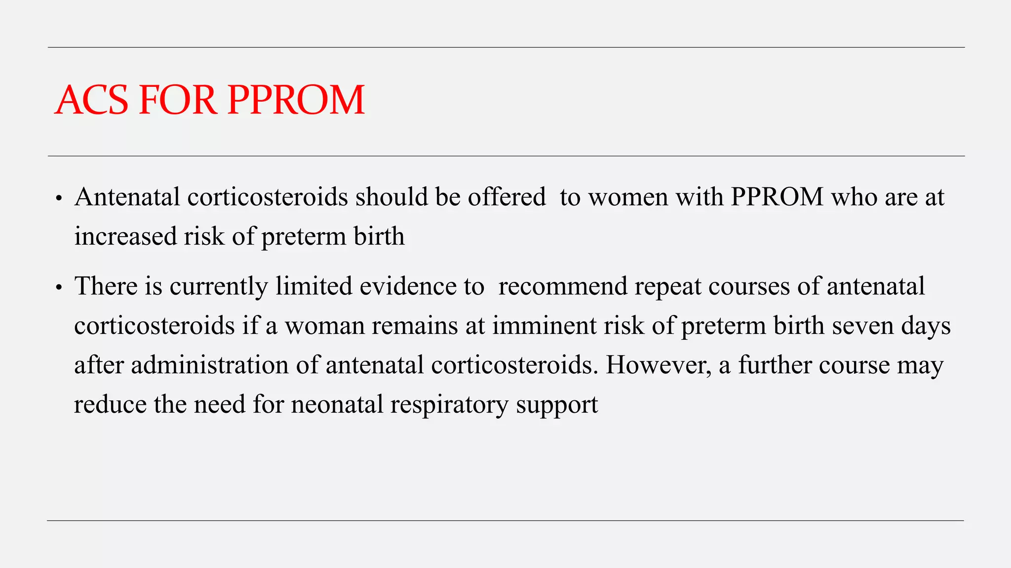 ANTENATAL CORTICOSTERIODS - RCOG GREENTOP GUIDELINE.pptx