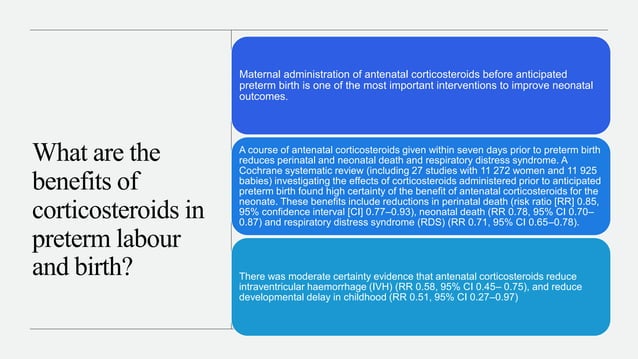 ANTENATAL CORTICOSTERIODS - RCOG GREENTOP GUIDELINE.pptx