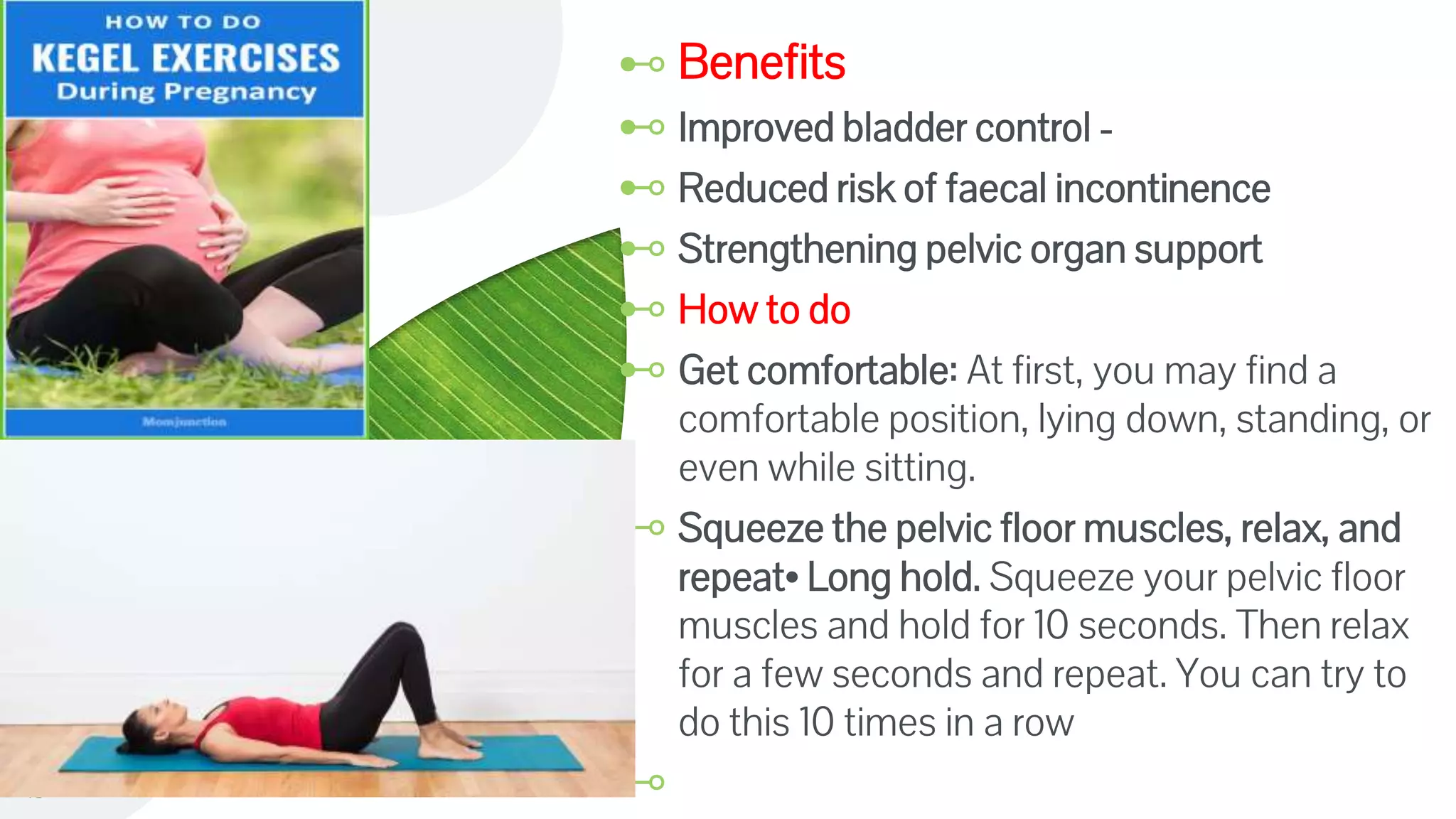 Antenatal exercise | PPTX
