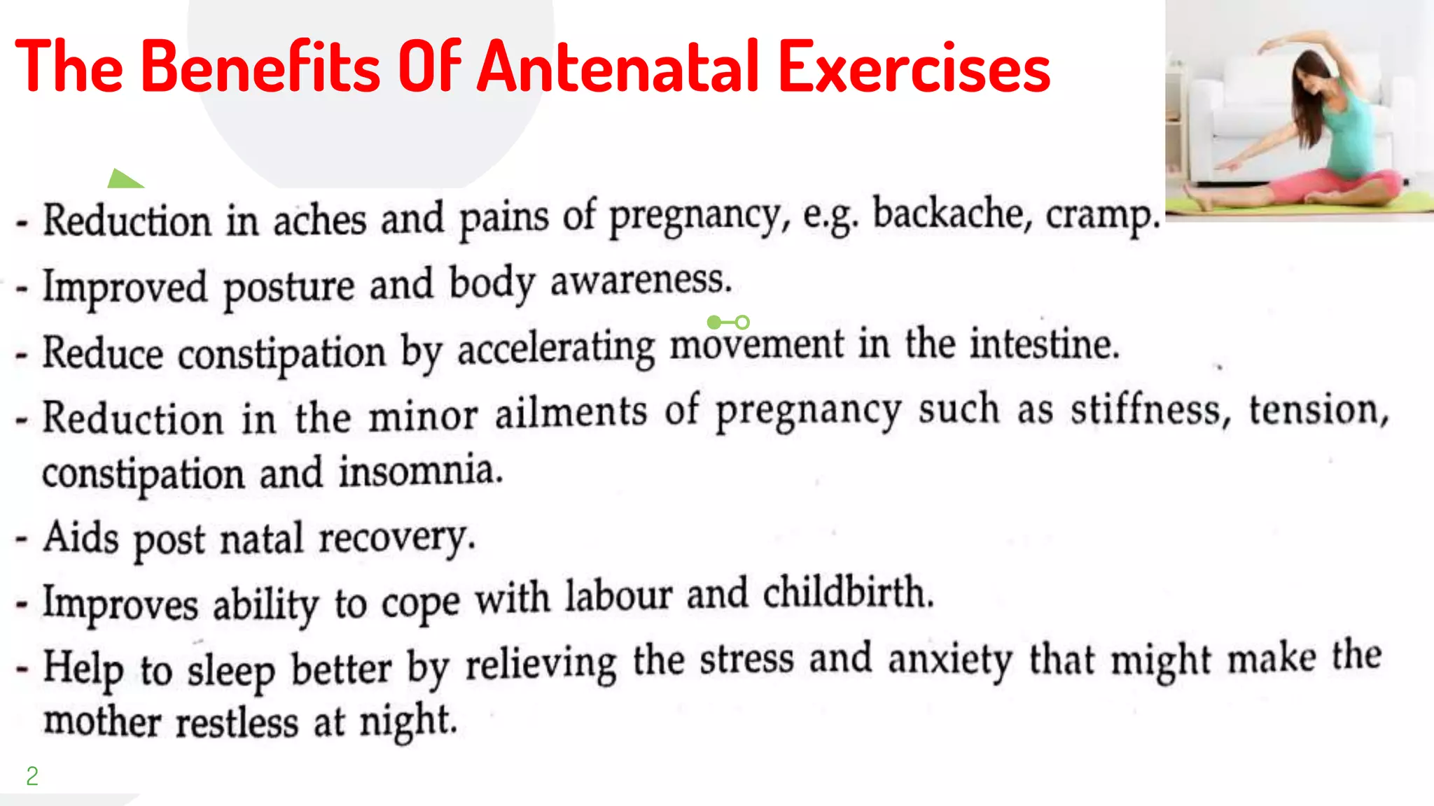 Antenatal exercise | PPTX