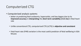 Antenatal fetal monitoring final | PDF