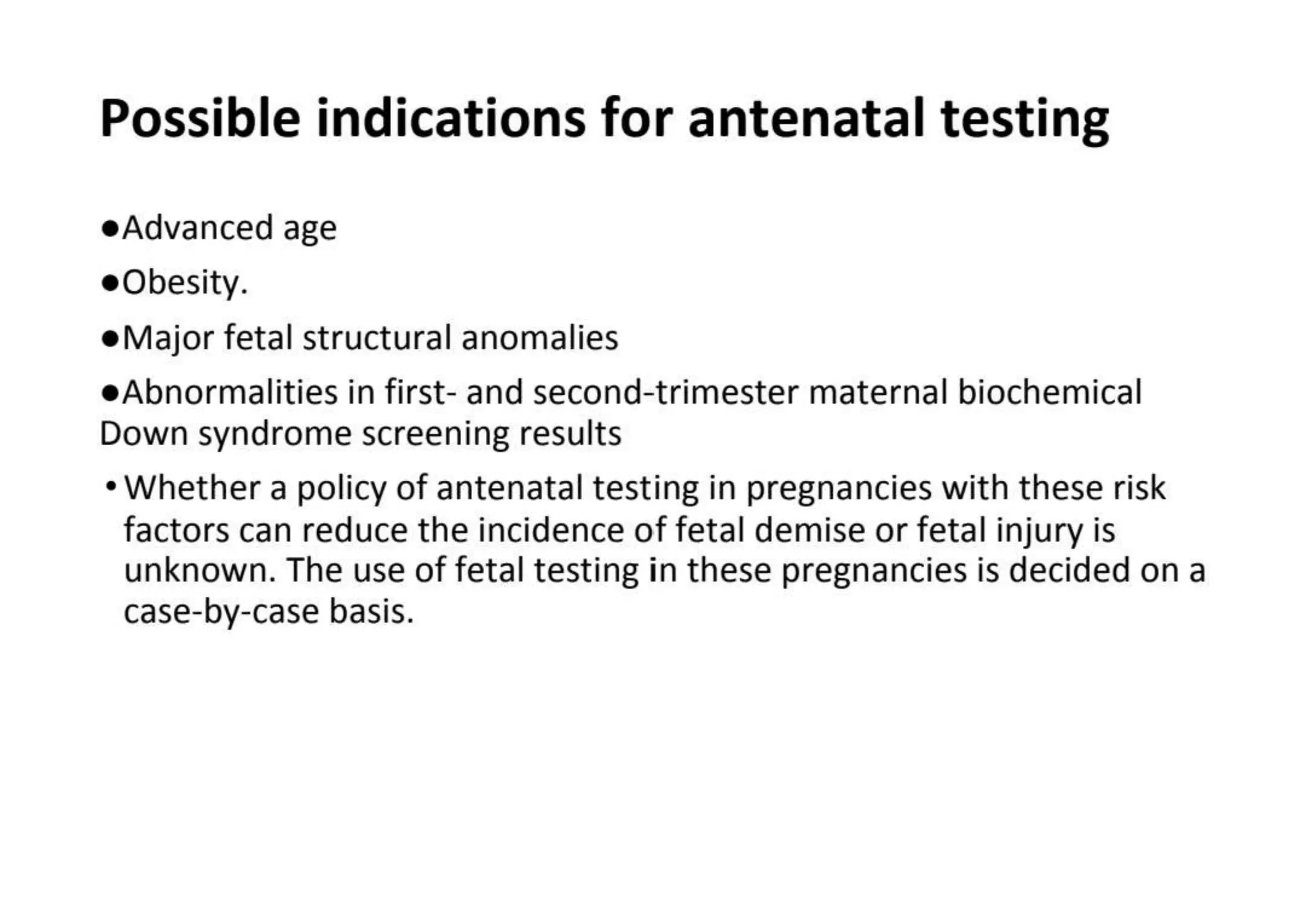 antenatal fetal surveillance obstetrics.pptx | Pregnancy | Reproductive Health