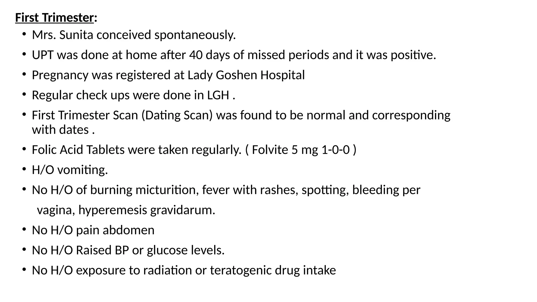 Obstetrics - Ante. natal History. .pptx